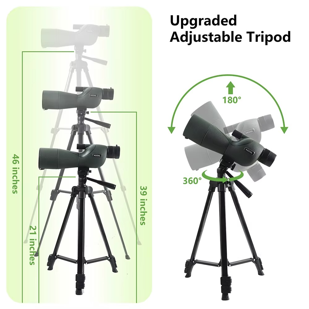 25-75X60 Spotting Scope for Target Shooting Hunting Bird Watching Prof ...